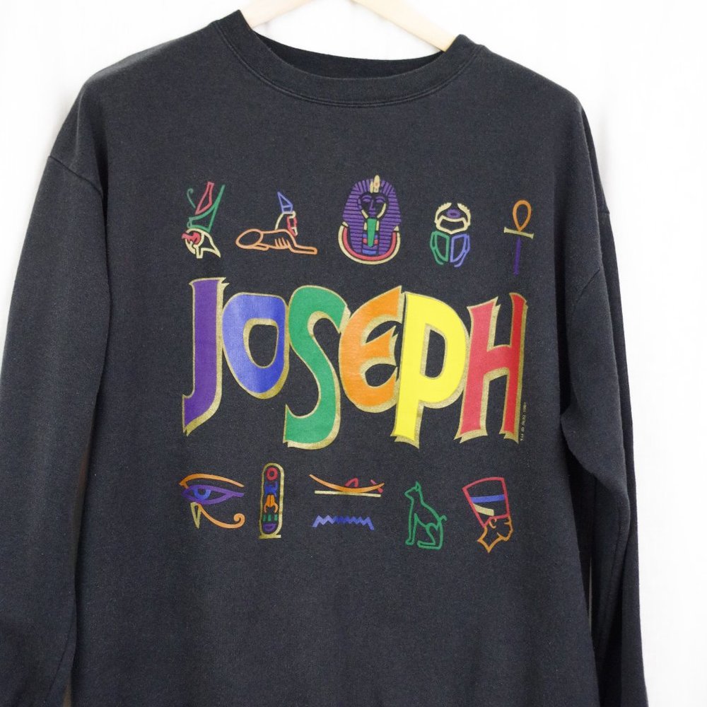 1990's Vintage Joseph Rainbow Hieroglyphic Sweatshirt - Gem